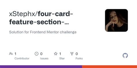 Github Xstephxfour Card Feature Section Challenge Solution For