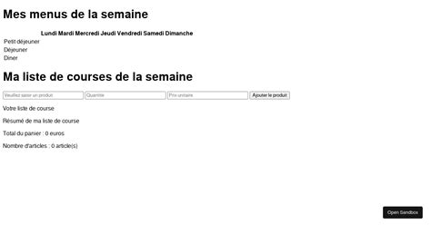 React First App Codesandbox