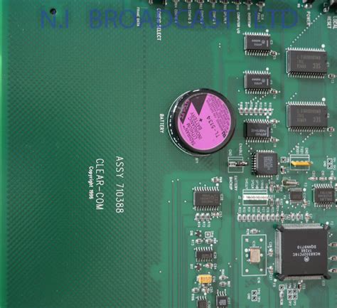 Clearcom Matrix Plus Config Mainframe Card N I Broadcast Ltd