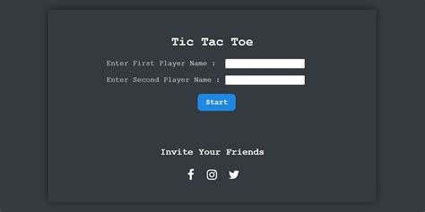 Developing Tic Tac Toe Game By Using Htmlcss And Javascript