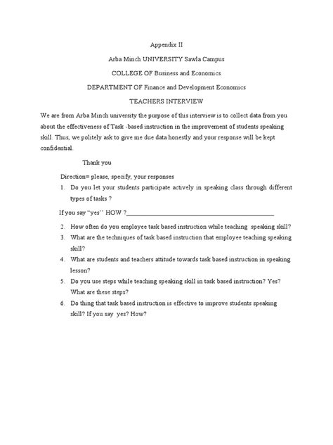 Appendix Ii Pdf Second Language Communication