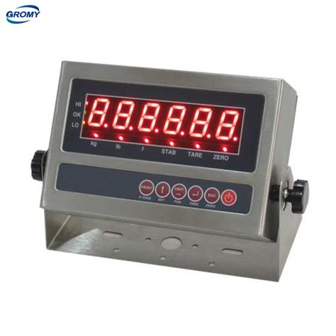 LED Display Weight Scale Indicator Hf Digits For Floor Platform Scale Weighing Indicator And