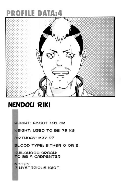 Nendou Saiki K Character Sheet Saiki K Character List Nendou Riki