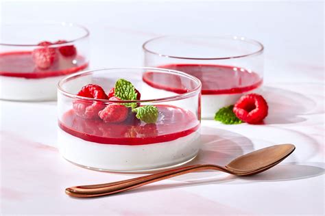 Buttermilk And Raspberry Panna Cotta