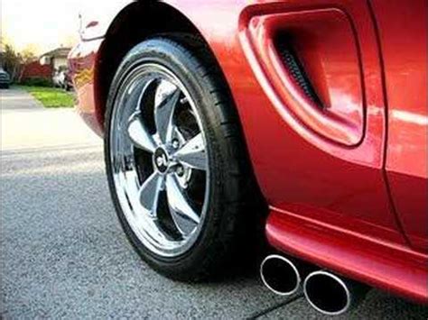 Mustang Gt Side Exit Pipes Exhaust Youtube