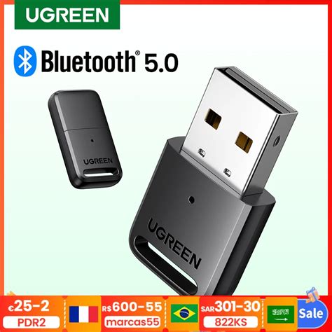 Ugreen Usb Bluetooth 4 0 Adapter Wireless Dongle Transmitter And Receiver For Pc With Windows 10