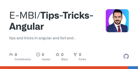 GitHub E MBI Tips Tricks Angular Tips And Tricks In Angular And Fort End