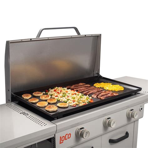 Loco 36 Inch 3 Burner Liquid Propane Griddle With Smarttemp Knobs