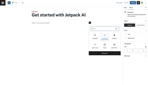 Meet Your New Creative Writing Partner — The Jetpack Ai Assistant Meet Your New Creative Writing Partner — The Jetpack Ai Assistant