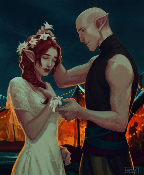 Solas X Lavellan — Nipuni I Like How Solas Looks In Human Armor