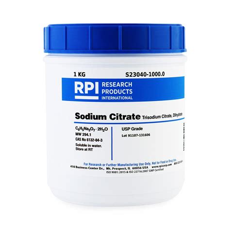 Rpi Sodium Citrate Trisodium Salt Dihydrat Medline