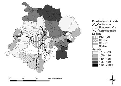 Shows The Average Commuting Distance By Car Per Resident In The Morning