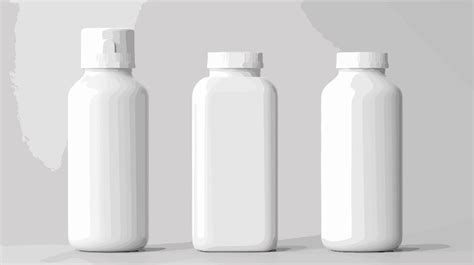 Professional 3d Blank Template Medical Packaging For Pills And Liquid