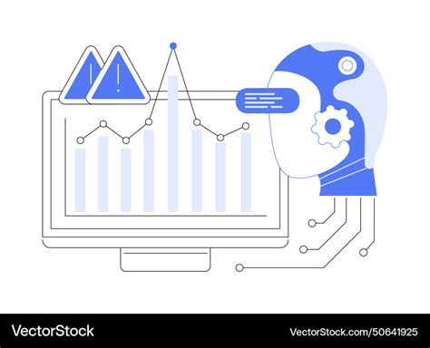 ai anomaly detection abstract concept royalty free vector