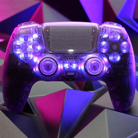 Triple Atomic Purple Rgb Led Ps5 Controller Killscreen
