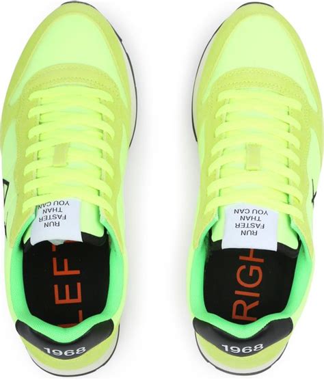 Sun68 Sneaker Fluoriserend Geel Schoenmaat 40cm Heren