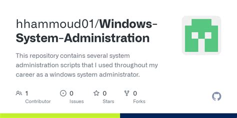 Github Hhammoud01windows System Administration This Repository