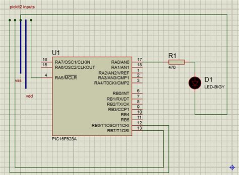 pic run program directly with mplab x pic16f628a electrical