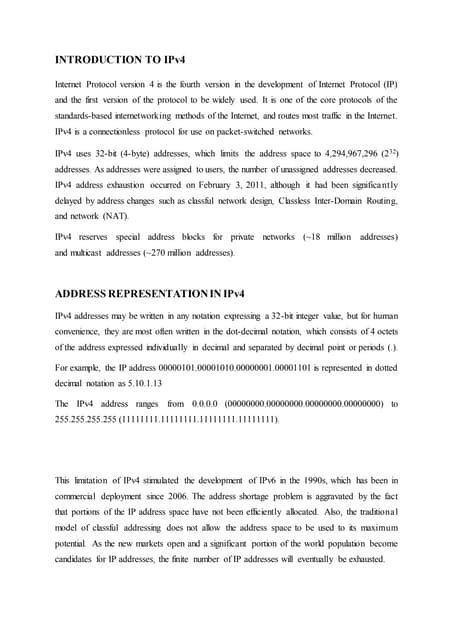 Ip Addressing And Subnetting Ppt Pptx