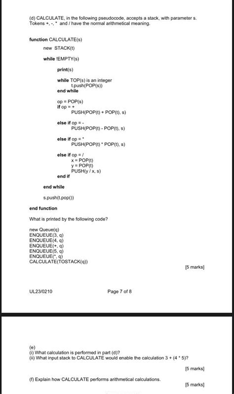 Solved Question 4 This Question Concerns Data Structures In Chegg
