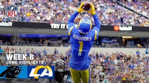 Carolina Panthers Vs Los Angeles Rams 2022 Week 6 Game Highlights