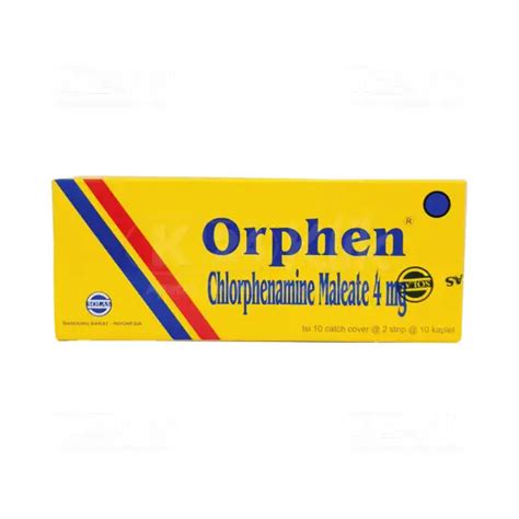 Orphen Obat Alergi Manfaat Dosis Dan Efek Samping Orami