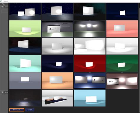 the downloaded assets are present in the standard configurations folder