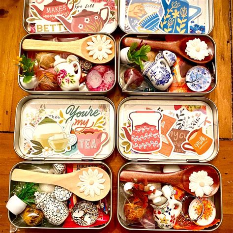 Tin Tea Set Etsy