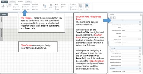 winshuttle composer resumen de la interfaz de usuario
