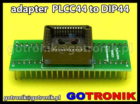 Adapter PLCC44 to DIP44 uniwersalny połączenie pinów 1 1 do programatorów