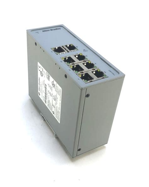 Allen Bradley 1783 Us8t Ser A Stratix 2000 Unmanaged Ethernet Switch Electrical Power And