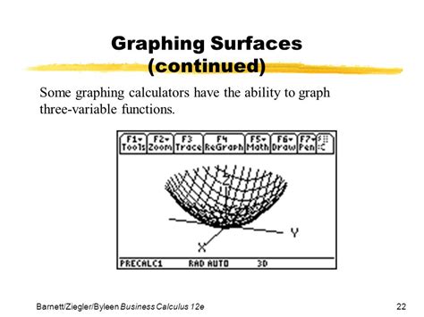 3d Calculus Graphs