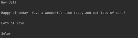 Github Sr781automatic Birthday Wish Emailer A Simple Python Program That Utilises The
