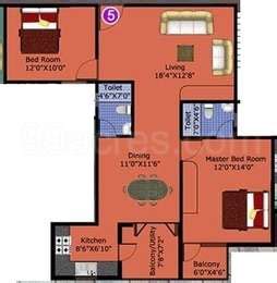 2 Bhk Apartment Flat For Sale In Ds Max Samrat Gokula Extension