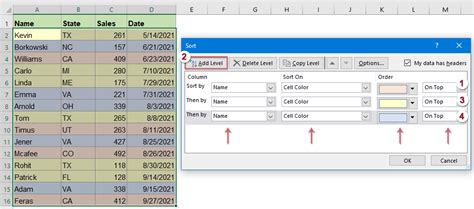 Excel Sort Sort Data By Text Date Number Or Color