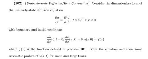102 Unsteady State Diffusionheat Conduction