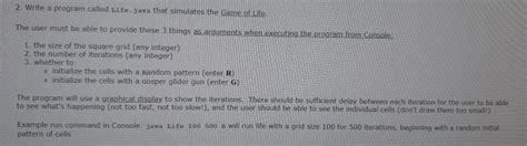 Solved 2 Write A Program Called Litejava That Simulates
