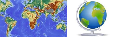 Similarities And Differences Between Maps And Globes Venn Di