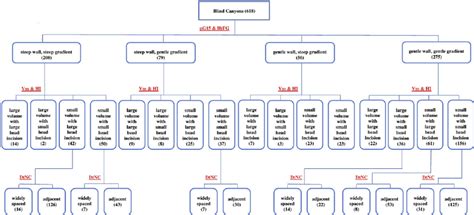 Hierarchical Classi Fi Cation Tree For Blind Canyons Based On