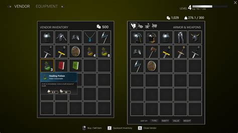 Leaked Game Assets Rpg Inventory And Interaction System