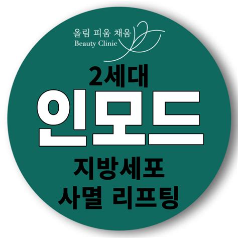 인모드 리프팅 2세대 할인 가격 후기 전후 효과 정보 By 올피채의원올림피움채움 강남점 여신티켓 국내 1등 피부과 성형외과 플랫폼