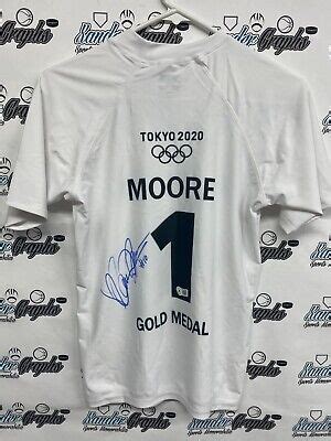 Carissa Moore Signed Autographed Rash Guard Jersey 2020 Tokyo Beckett
