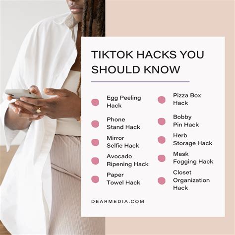 20 tiktok hacks you should know dear media