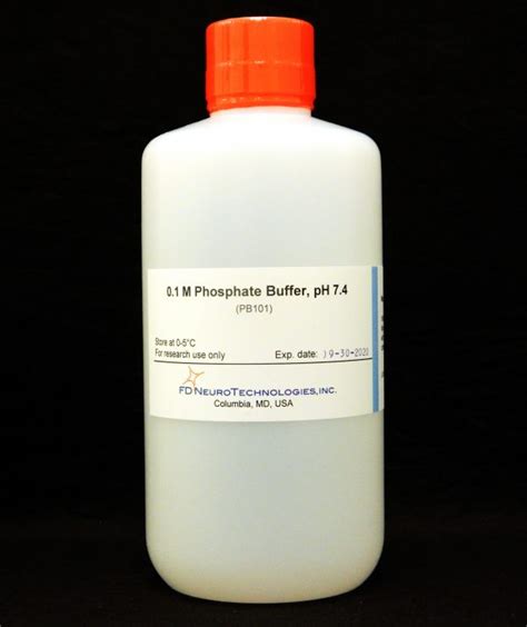 Phosphate Buffer 0 1 M Phosphate Buffer PH 7 4 FD Neuro Technologies Inc