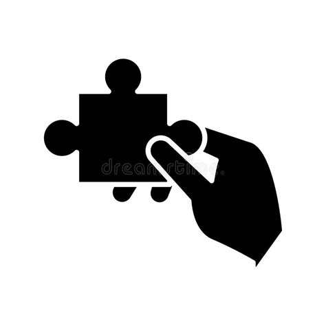 Algorithm Piece Black Icon Concept Illustration Vector Flat Symbol