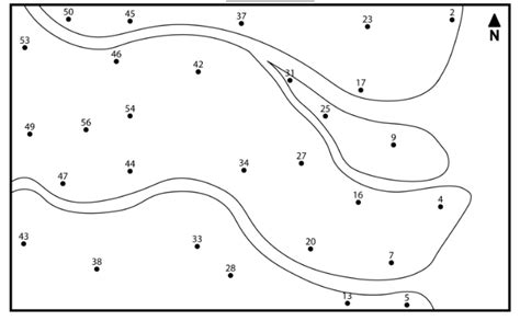 Solved Build Your Own Contour Map Use The Elevation Data To Chegg