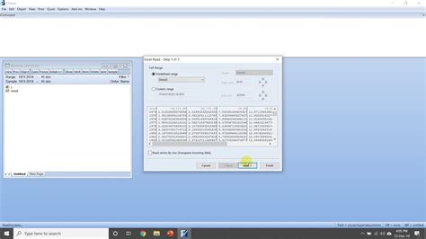 Eviews Tutorial 1 Basic Introduction Data Importing And Variable Transformation Youtube