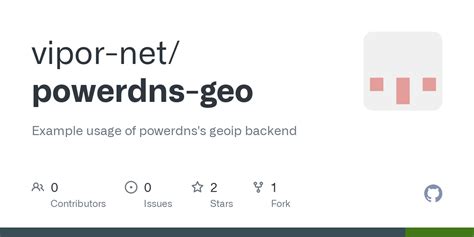 Github Vipor Netpowerdns Geo Example Usage Of Powerdnss Geoip Backend