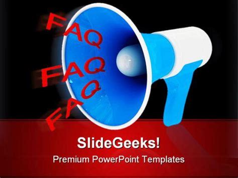 Faq Metaphor PowerPoint Templates And PowerPoint Backgrounds
