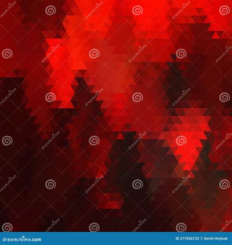 Red Triangle Background Vector Template For A Presentation Eps 10